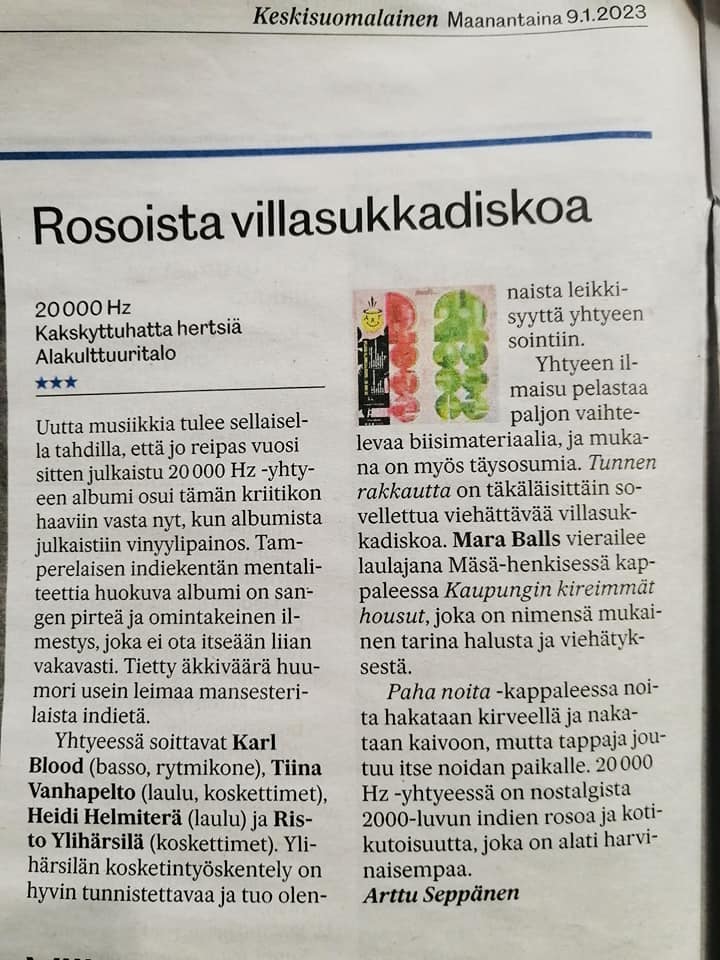 MUSIIKKI – Tiina Vanhapelto